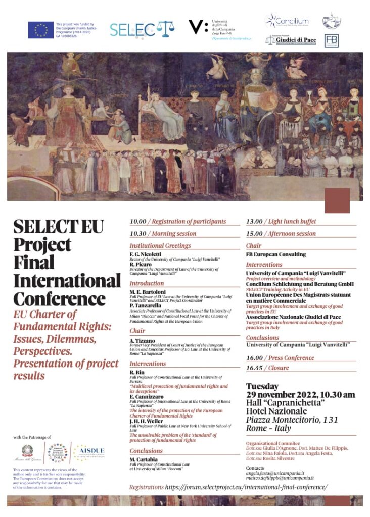SELECT EU Project – Final International Conference – Select Project